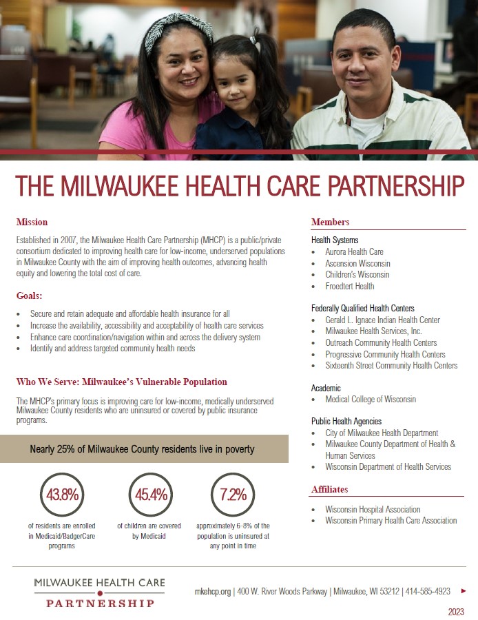 MHCP Overview 2025 - Milwaukee Health Care Partnership